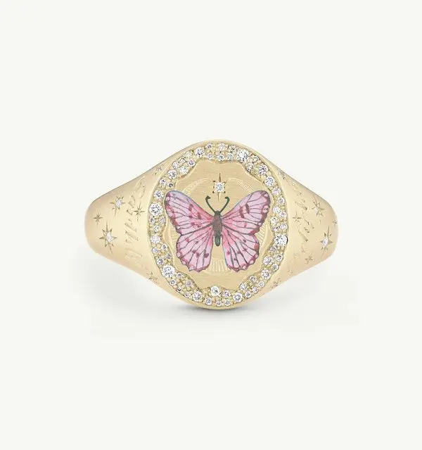 CECE JEWELLERY Earthly Delights Signet Ring