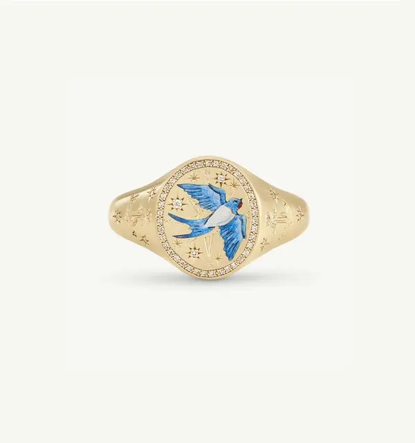 CECE JEWELLERY The Adventurer Signet Ring