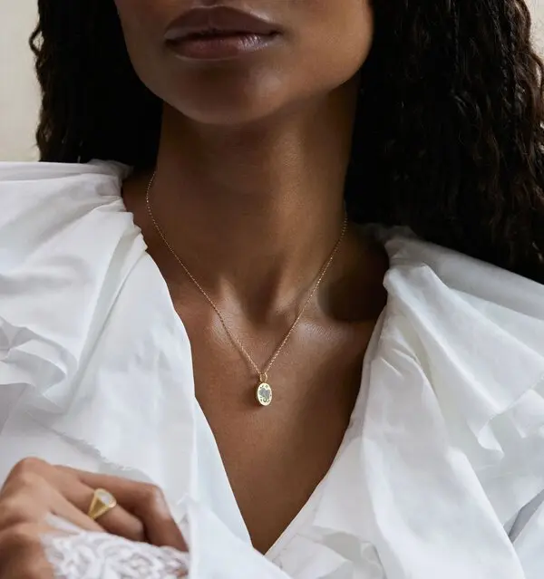 CECE JEWELLERY Elephant & Camellia Pendant Necklace