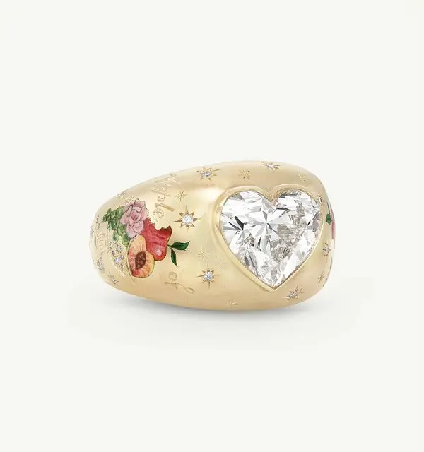 CECE JEWELLERY Apple Of My Eye Ring - Gold