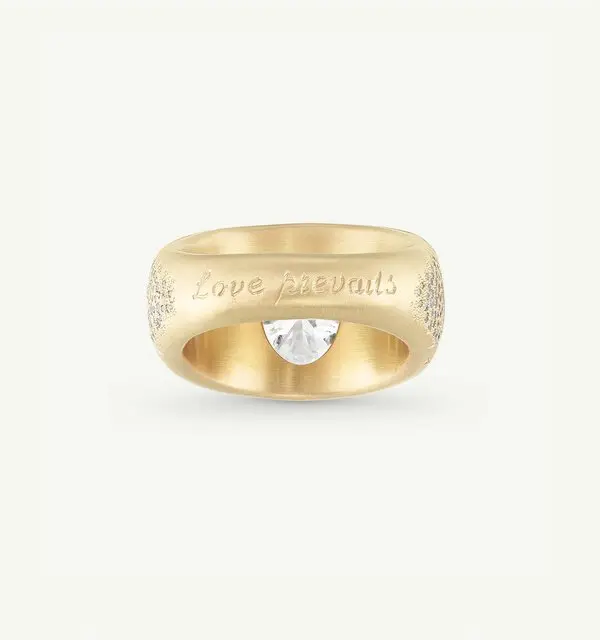 CECE JEWELLERY Secrets Of The Sea Ring With Oval Diamond