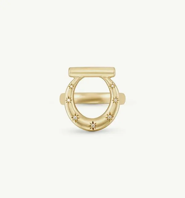 CECE JEWELLERY The Horseclip Ring - Gold