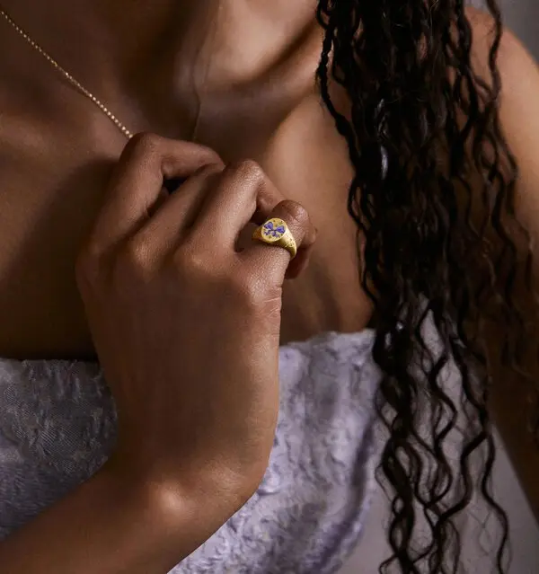 CECE JEWELLERY Ahoy Sailor Signet Ring