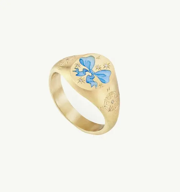 CECE JEWELLERY Ahoy Sailor Signet Ring