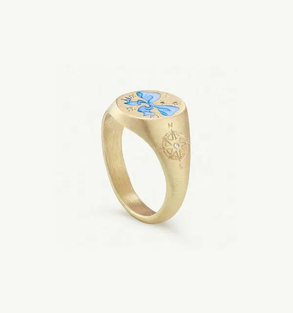 CECE JEWELLERY Ahoy Sailor Signet Ring