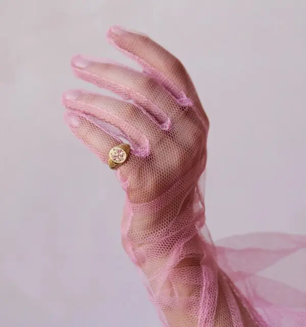 CECE JEWELLERY Pretty N' Pink Signet Ring