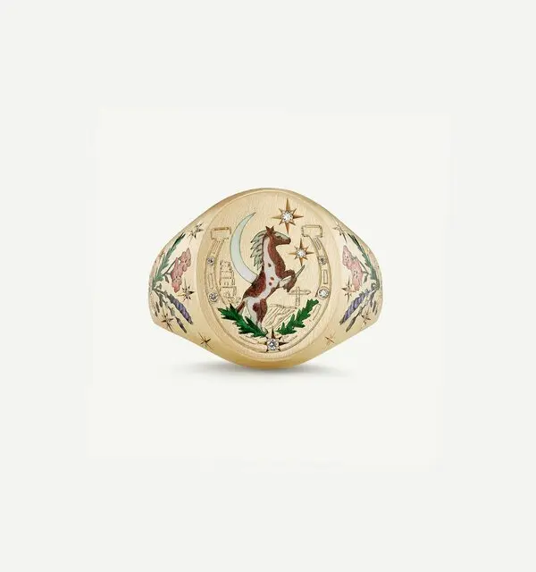 CECE JEWELLERY The Traveller’s Tale Signet Ring