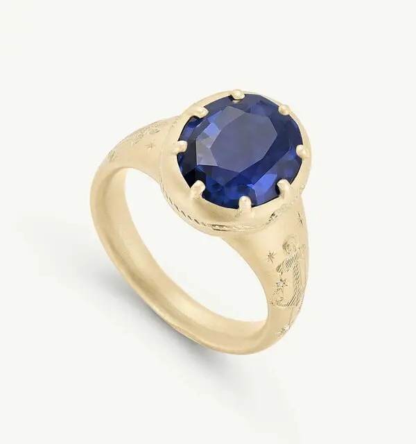 CECE JEWELLERY Lovers Knot Sapphire Ring