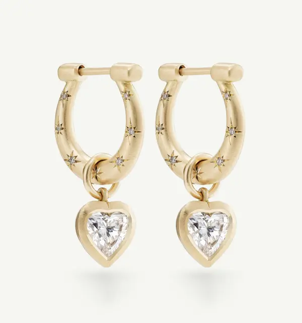 CECE JEWELLERY Horseclip Diamond Hoops