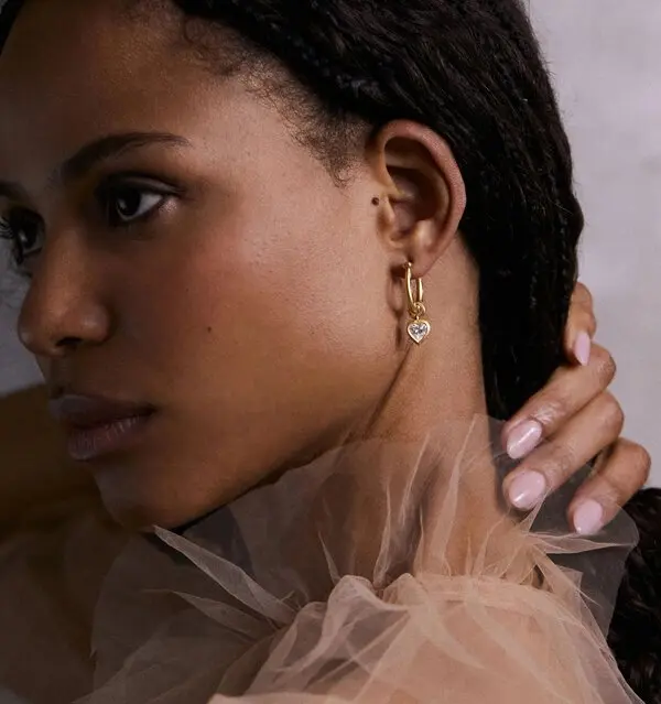 CECE JEWELLERY Horseclip Diamond Hoops