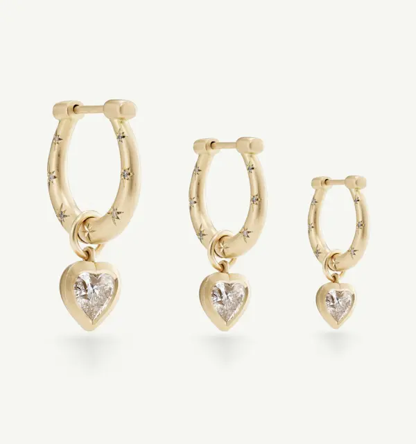 CECE JEWELLERY Horseclip Diamond Hoops