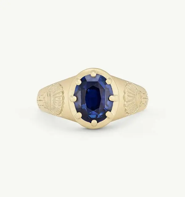 CECE JEWELLERY A Kingdom The Sea Sapphire Ring