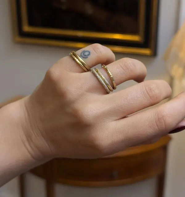 CECE JEWELLERY Frosted Band Ring
