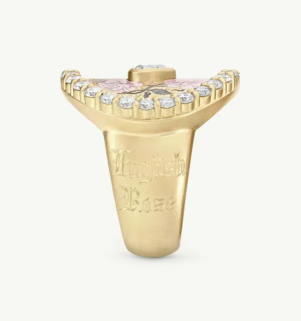 CECE JEWELLERY English Rose Heart Diamond Ring
