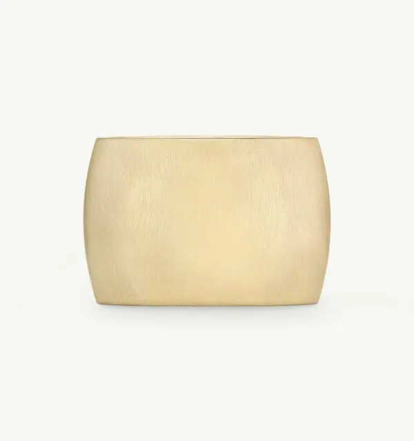 CECE JEWELLERY Custom Engraved Yellow Barrel Ring