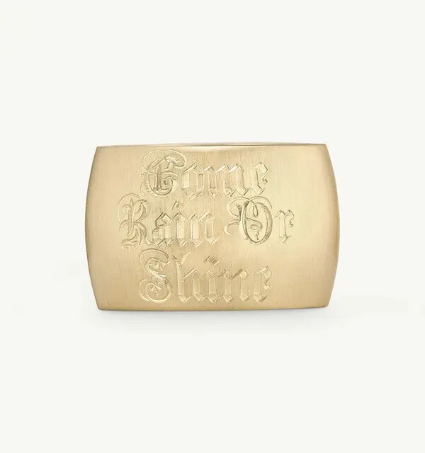 CECE JEWELLERY Come Rain Or Shine Barrel Ring With Diamond