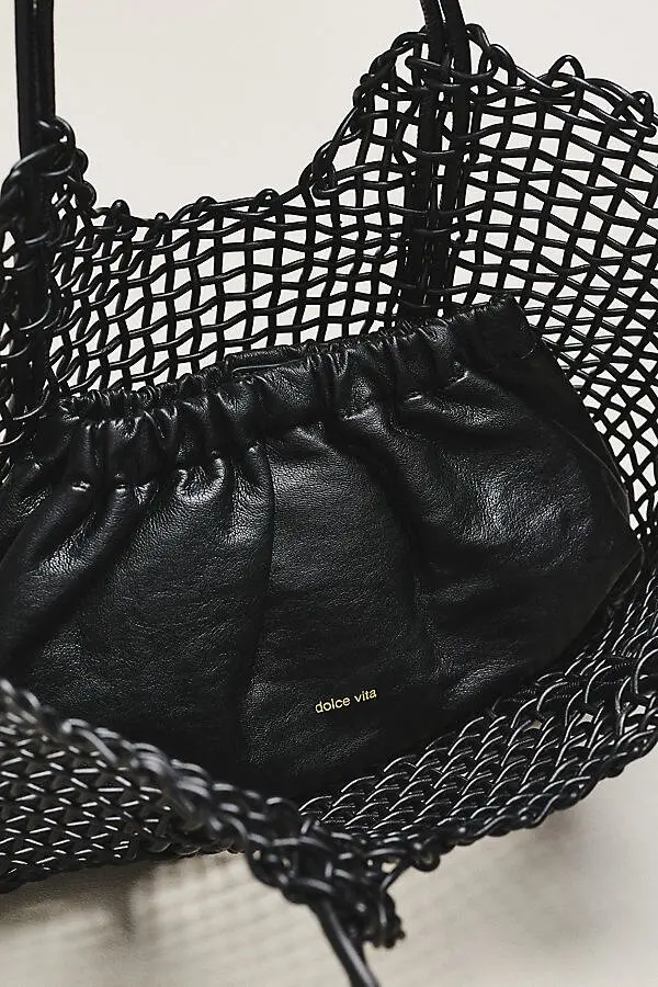 Dolce Vita Briza Perforated Tote - Black