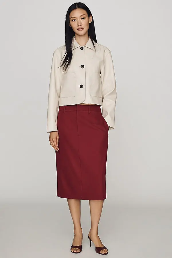 MARE MARE Trouser Skirt - Dark Red