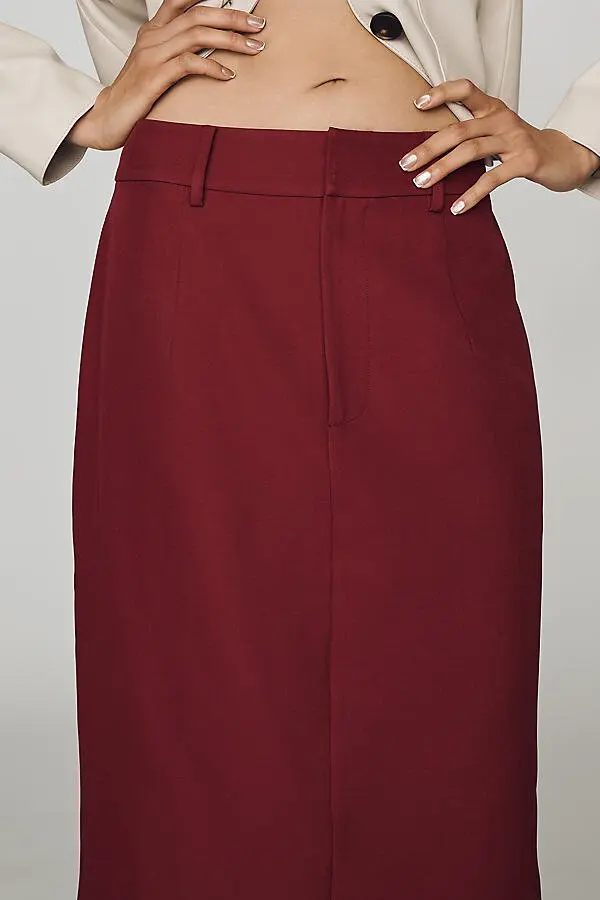 MARE MARE Trouser Skirt - Dark Red
