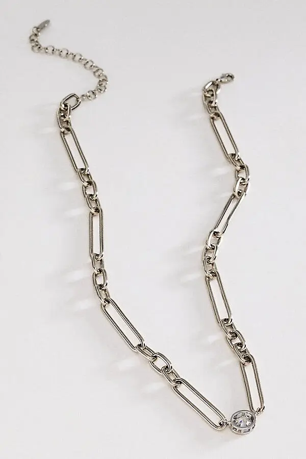 Anthropologie Mixed Crystal Necklace