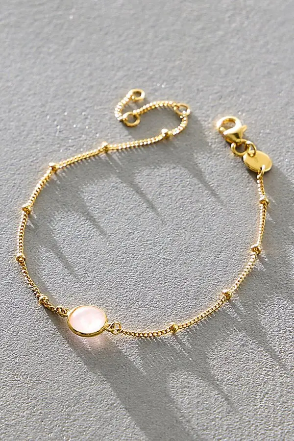 GHOST LONDON Rose Quartz Healing Bracelet