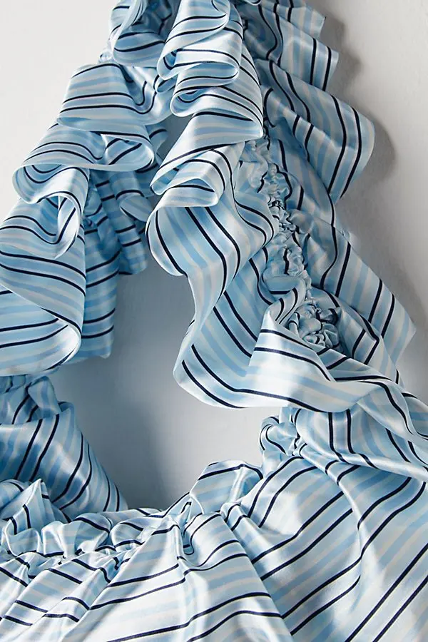 OPÉRASPORT Printed Shirley Bag - Blue Stripe