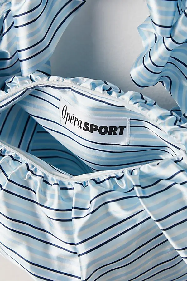 OPÉRASPORT Printed Shirley Bag - Blue Stripe