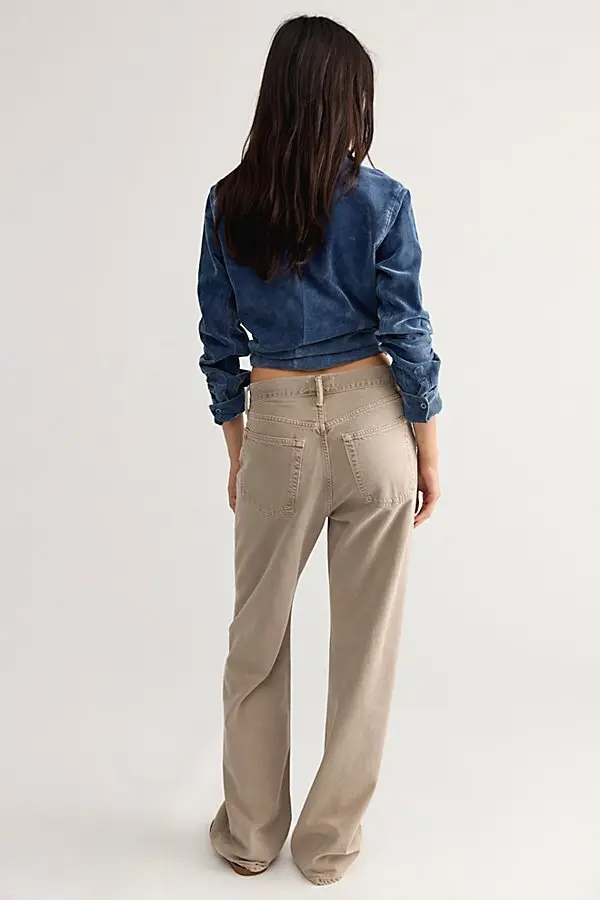 AGOLDE Vintage Loose Wide Leg Jeans - Cedar