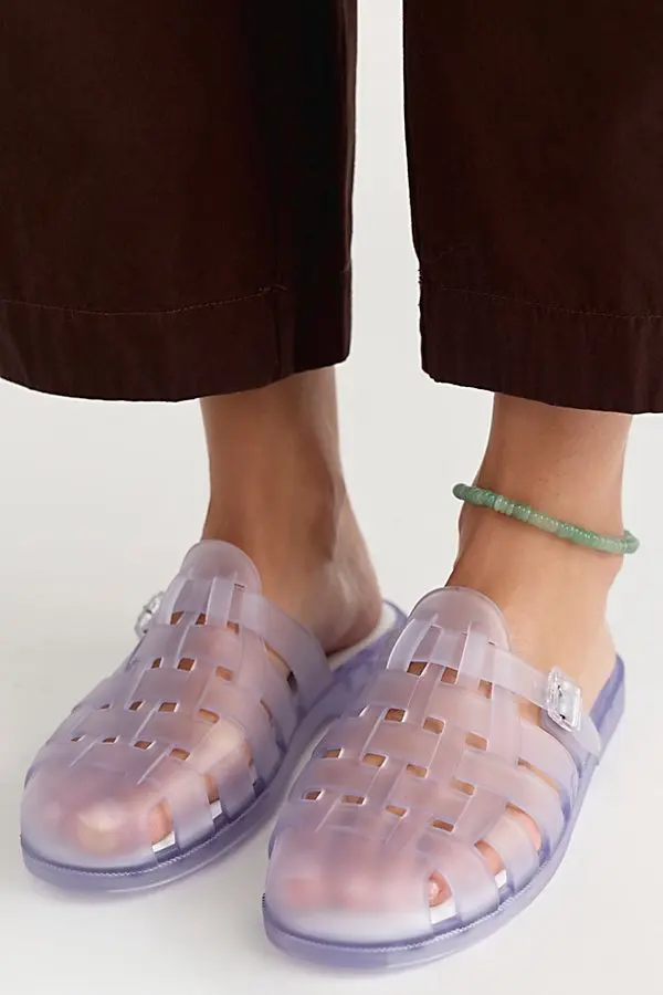 Melissa Possession Jelly Mules - Clear