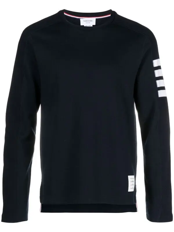 Thom Browne 4-bar Stripe Sweatshirt - Navy