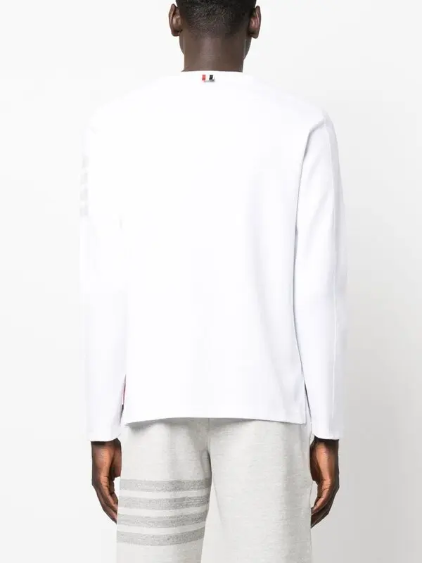 Thom Browne 4-bar Stripe Sweatshirt - Navy