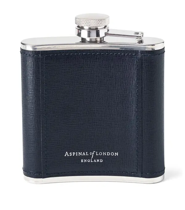 ASPINAL OF LONDON Leather Classic Hip Flask