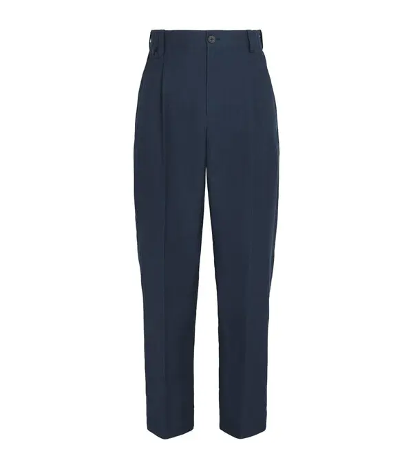 Jacquemus Linen-blend Pleated Croisière Trousers