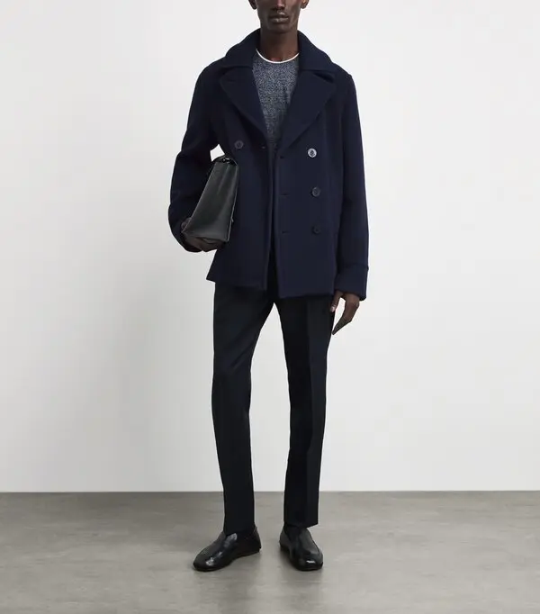 Paul & Shark Wool-blend Peacoat