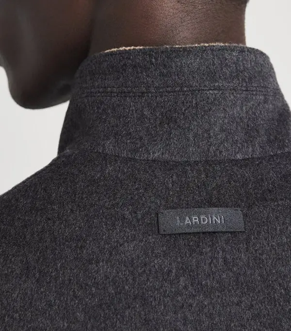 LARDINI Virgin Wool-cashmere Gilet