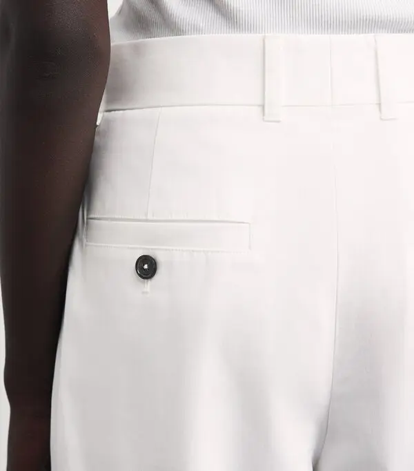 TOTEME Cotton Pleated Trousers