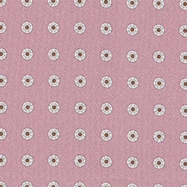 Canali Silk Medallion Print Pocket Square