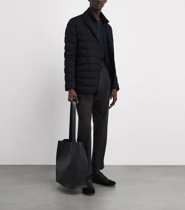 Herno Down Quilted Puffer Blazer Jacket