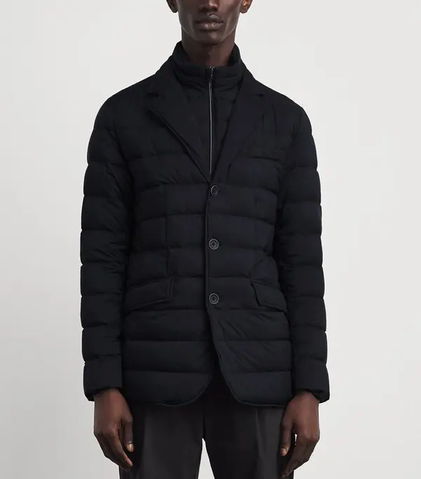 Herno Down Quilted Puffer Blazer Jacket