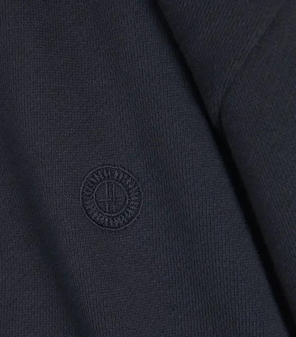 Harrods Cotton Jersey Quarter-zip Sweatshirt