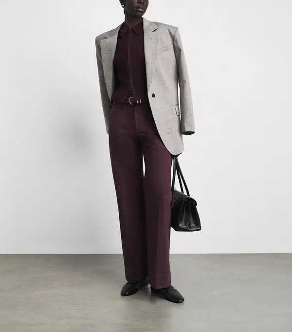 Victoria Beckham Alina High-rise Wide-leg Jeans - Brown