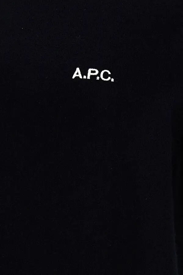 A.p.c. Logo Embroidered Short-sleeved Polo Shirt