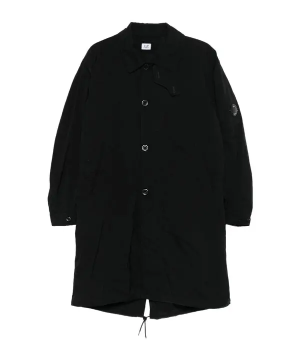 C.P. COMPANY Button-fastening Lens-detail Coat