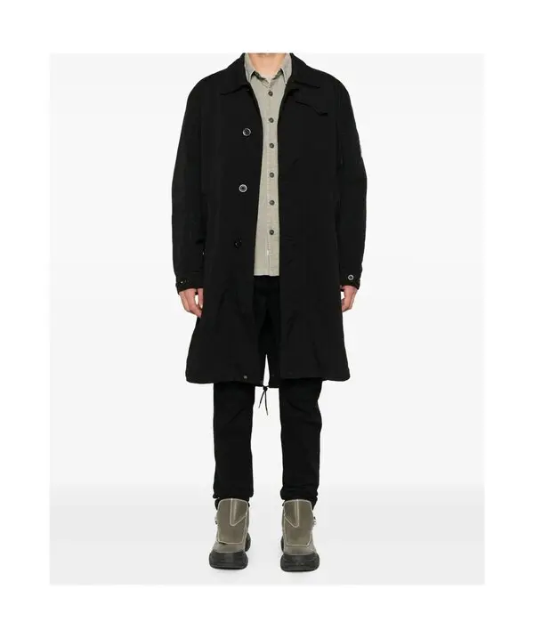 C.P. COMPANY Button-fastening Lens-detail Coat