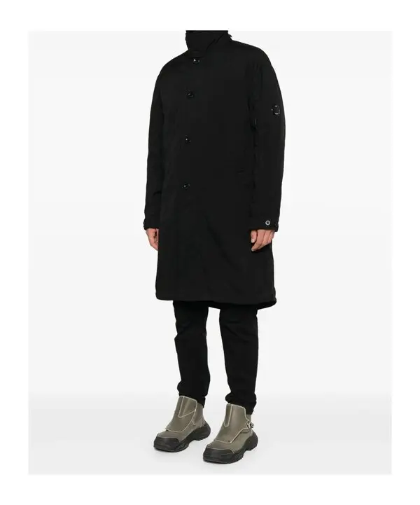 C.P. COMPANY Button-fastening Lens-detail Coat