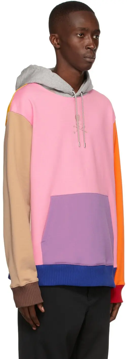 MASTERMIND WORLD Color Matching Hooded Hoodie