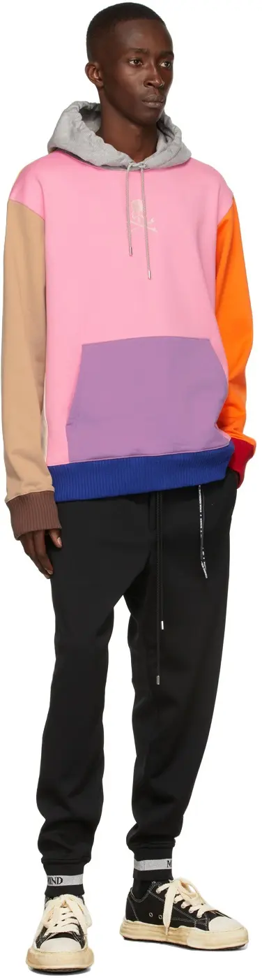 MASTERMIND WORLD Color Matching Hooded Hoodie