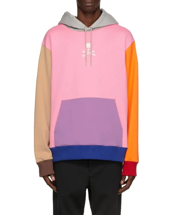 MASTERMIND WORLD Color Matching Hooded Hoodie