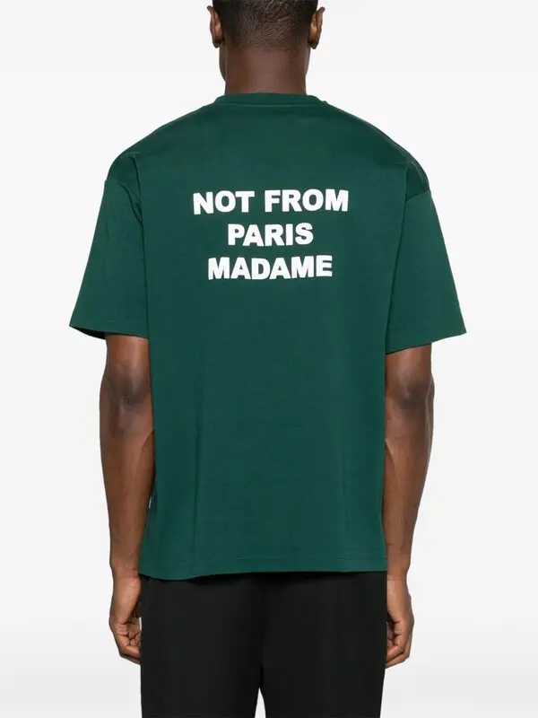 Drole De Monsieur Drôle De Slogan Print T-shirt