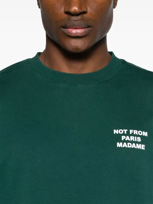 Drole De Monsieur Drôle De Slogan Print T-shirt